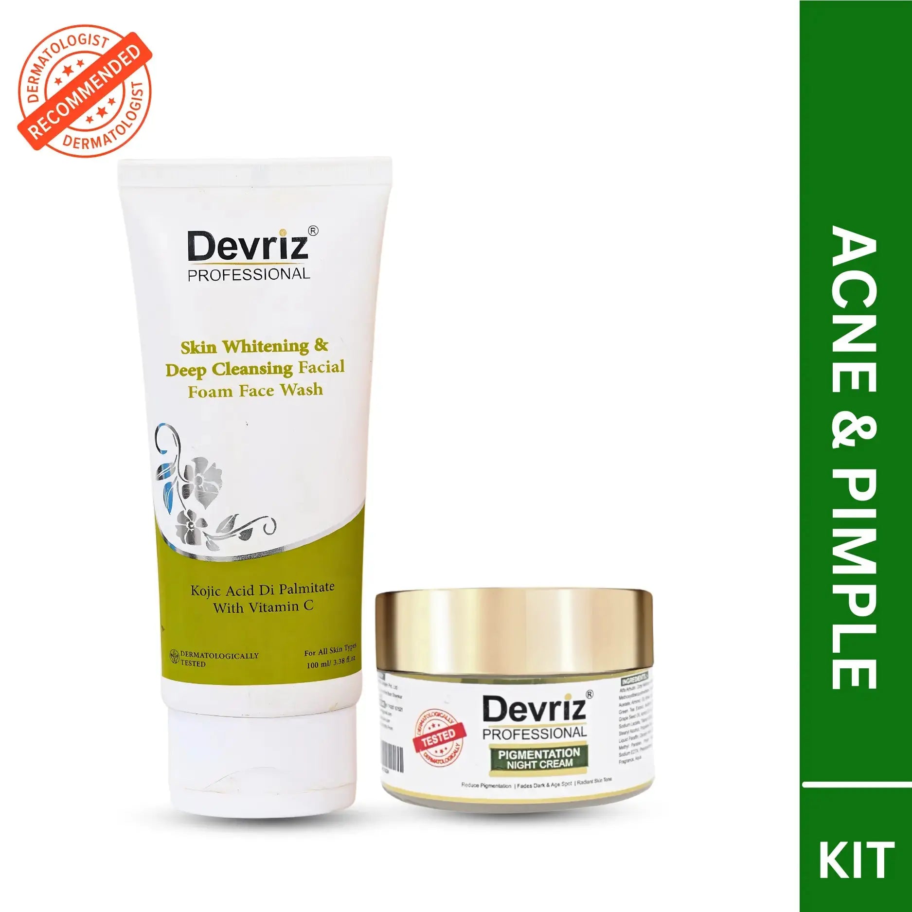 Effective Organic Acne Kit for Clear Skin – Devriz Healthcare